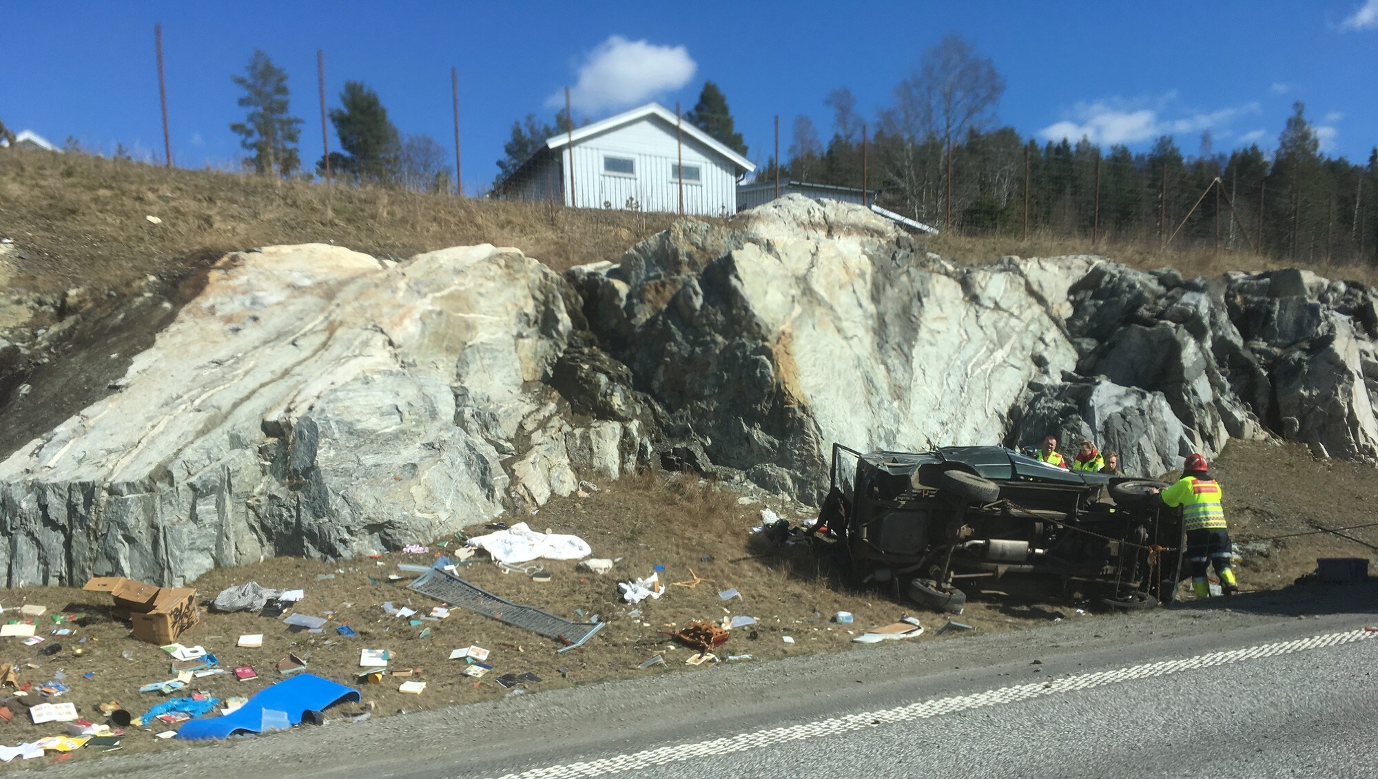 Bilulykke ved Minnesund – Siste nytt – NRK