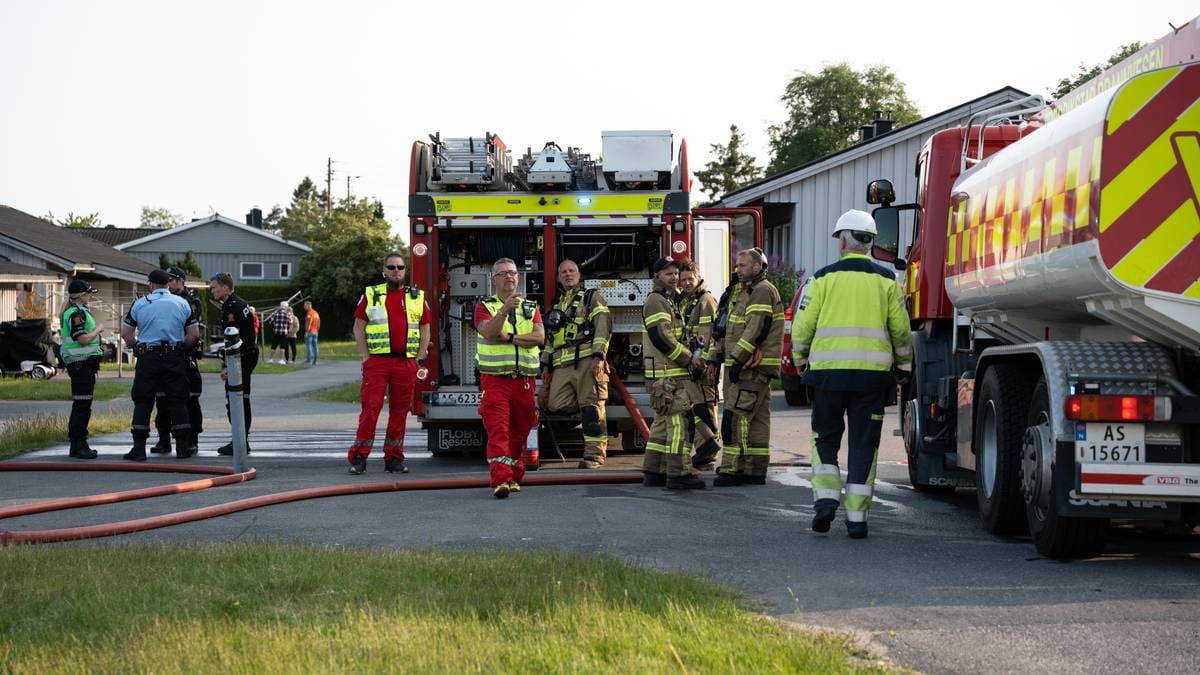 Leilighet totalskadet etter brann i Fredrikstad – Stor-Oslo