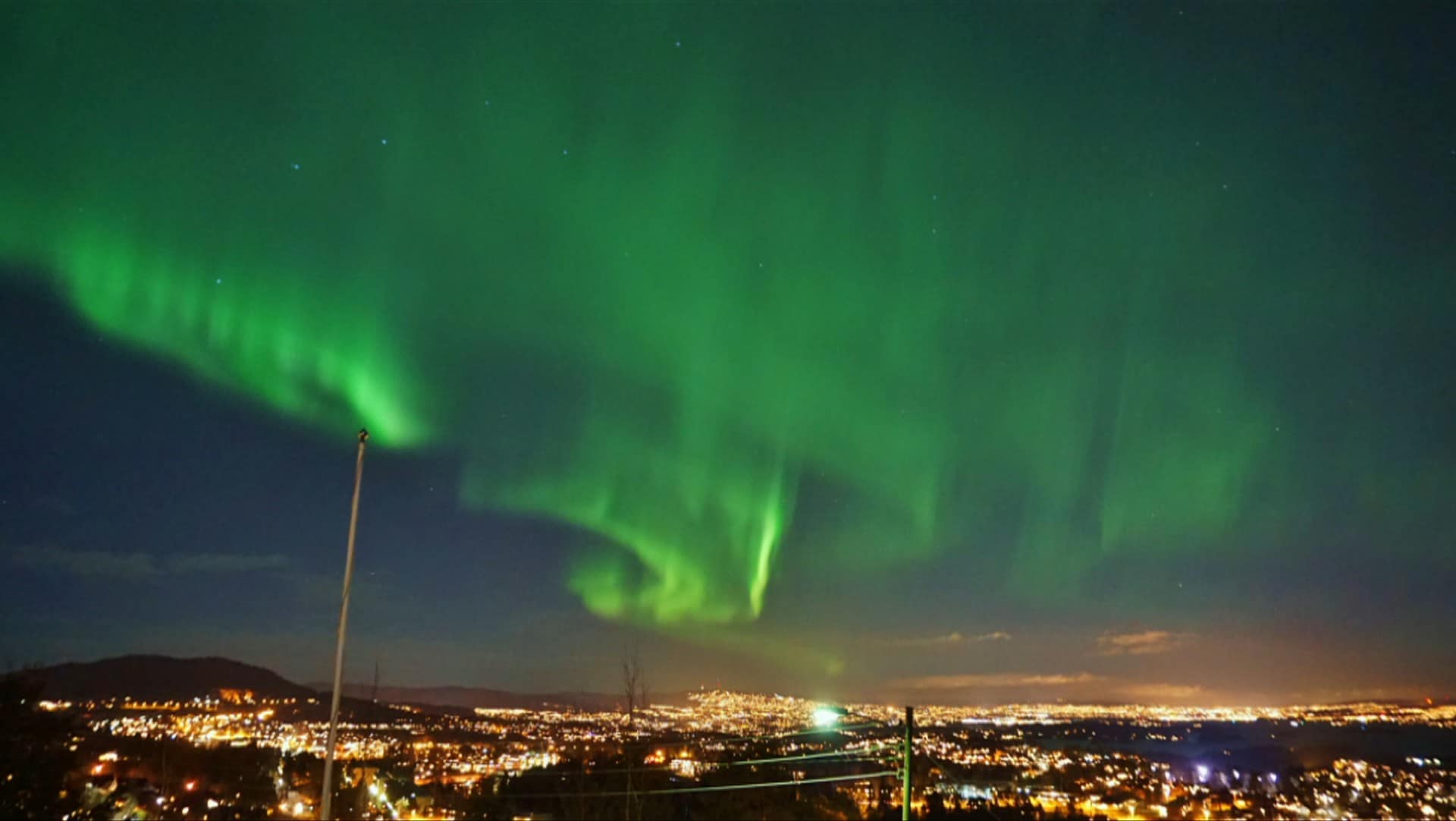 Se de flotte bildene av nordlyset på Østlandet – Stor-Oslo
