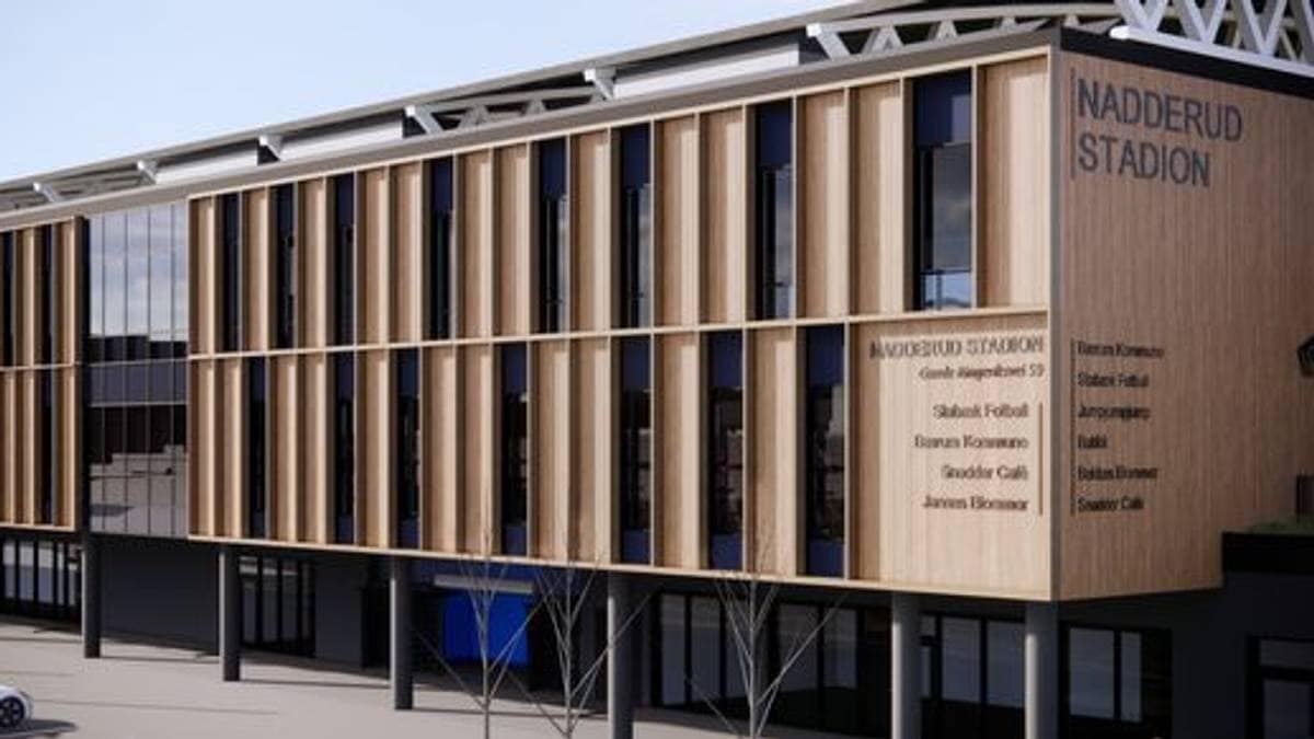 Nadderud stadion får Norges første moderne tretribune – Stor-Oslo