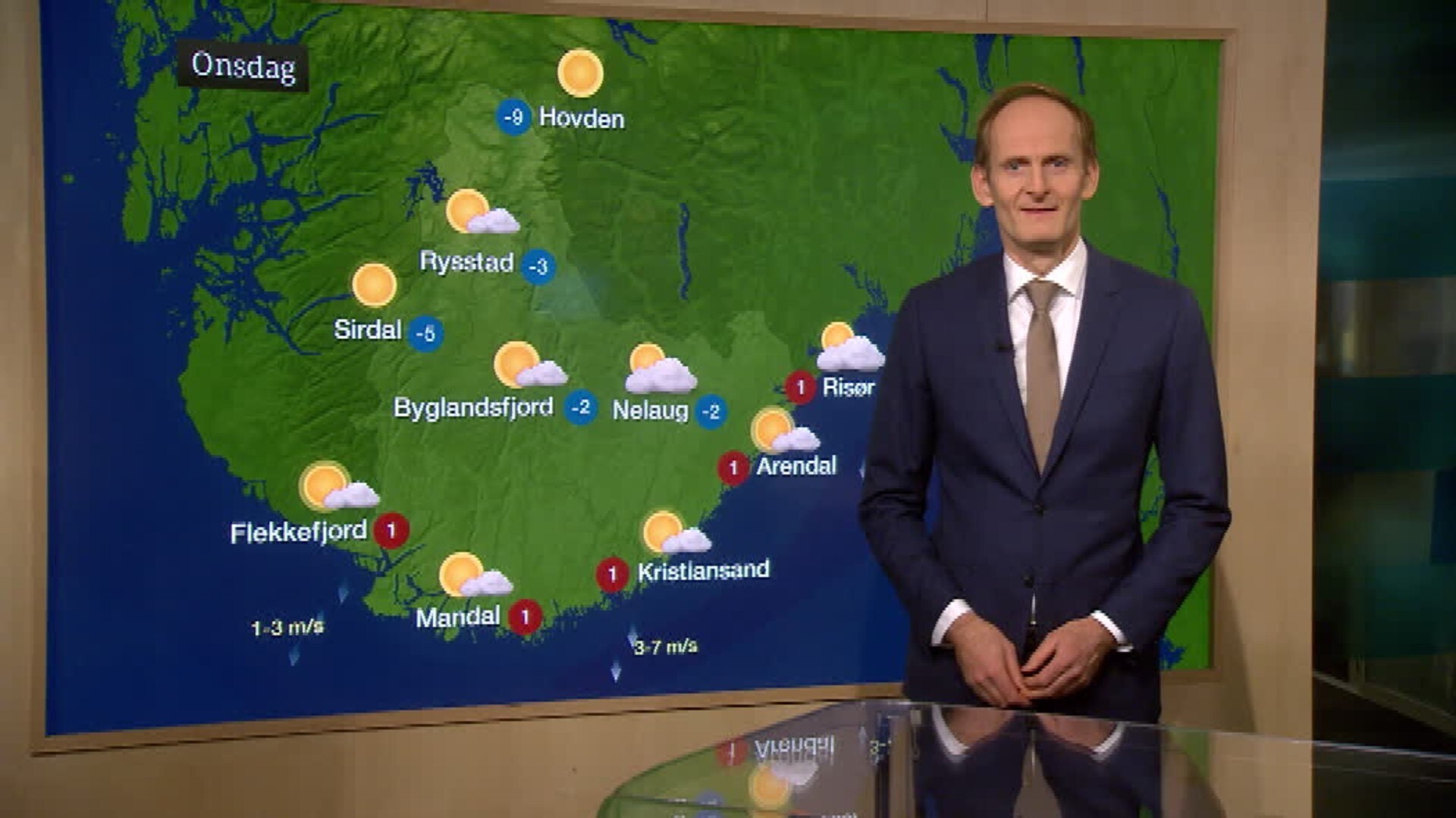 Pent vær på onsdag – NRK Sørlandet – Lokale nyheter, TV og radio