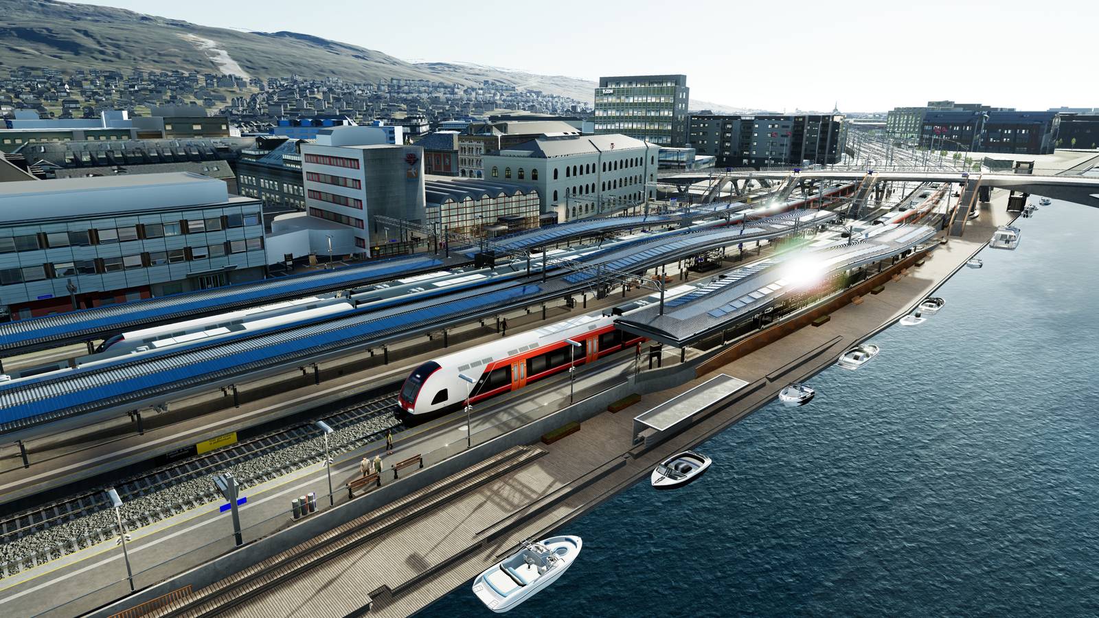 Nye Drammen stasjon skal stå klar 11. august 2025: – Planar for kvar ...