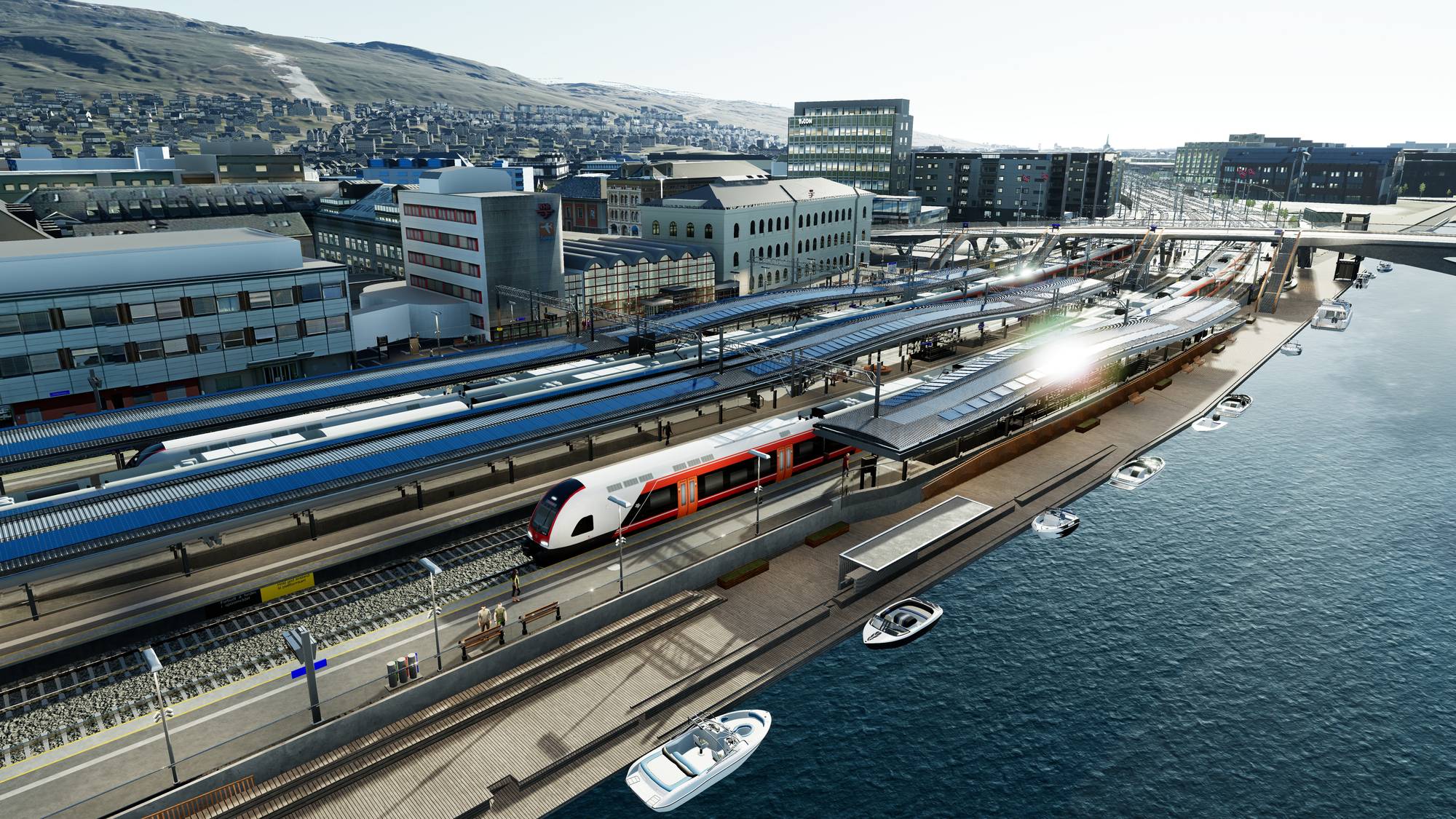 Nye Drammen stasjon skal stå klar 11. august 2025: – Planar for kvar ...