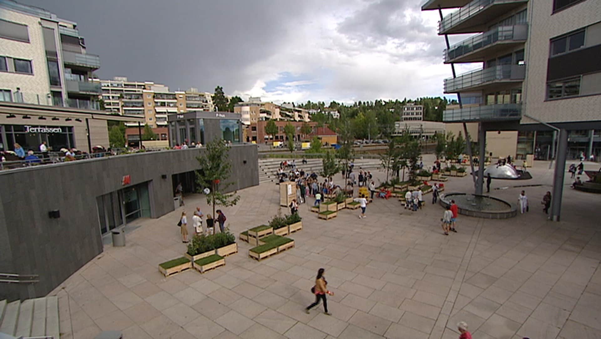 Kolbotn torg er gjort om til park – Stor-Oslo