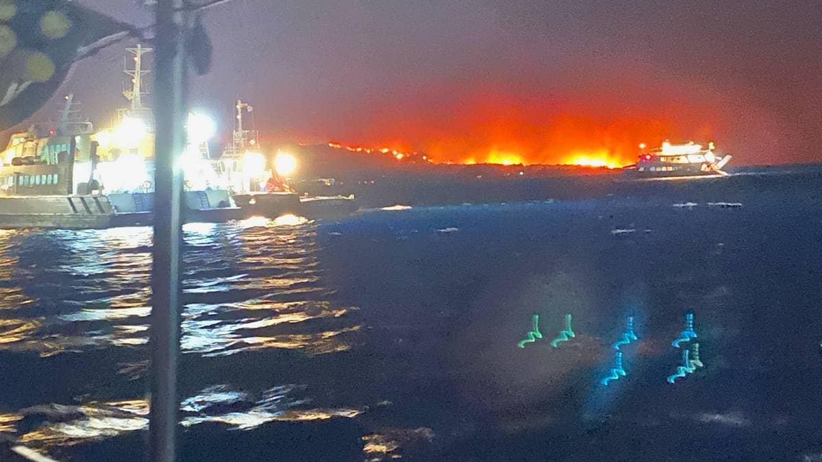 Norske turister rømmer fra skogbranner på Rhodos – NRK Urix ...