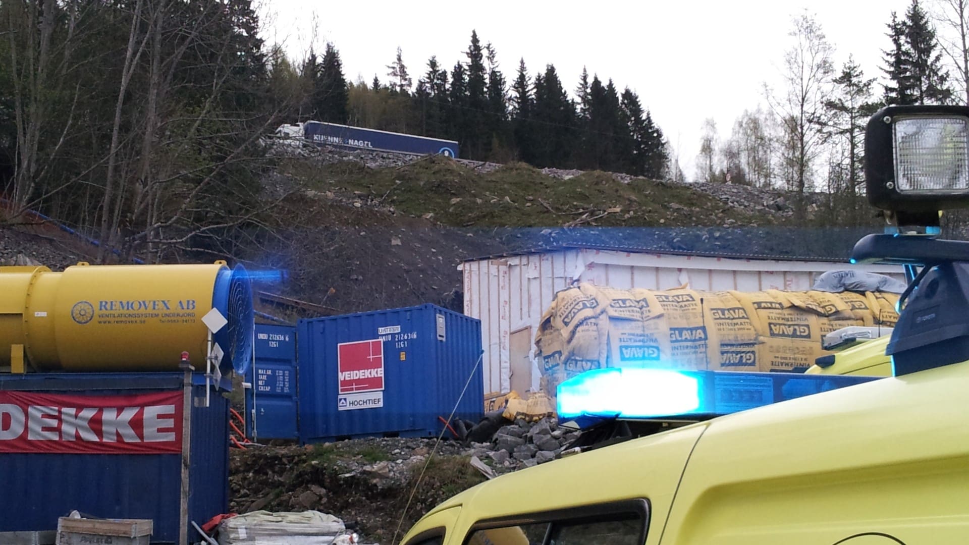 Lastebil veltet over mann i tunnel – Stor-Oslo