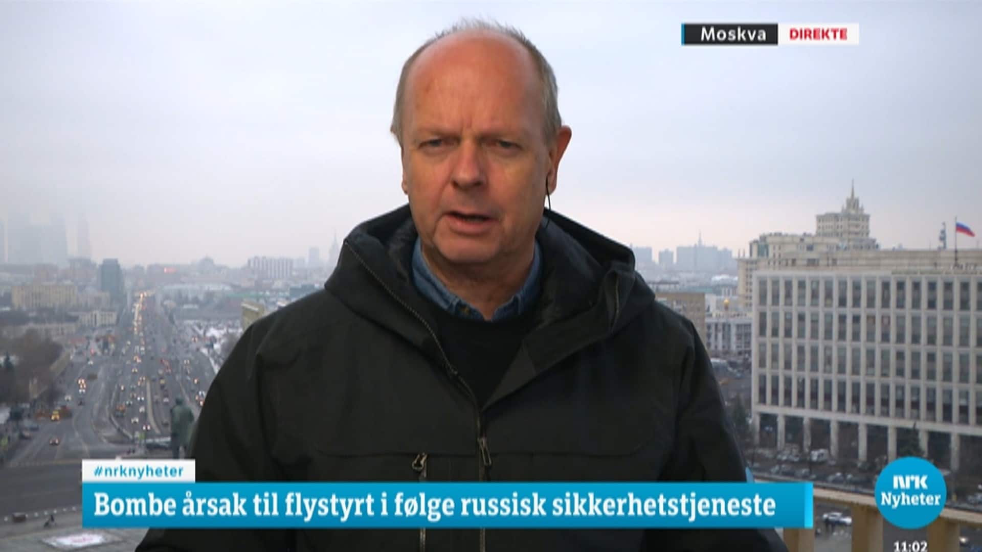 Morten Jentoft om bombe i russisk fly – NRK