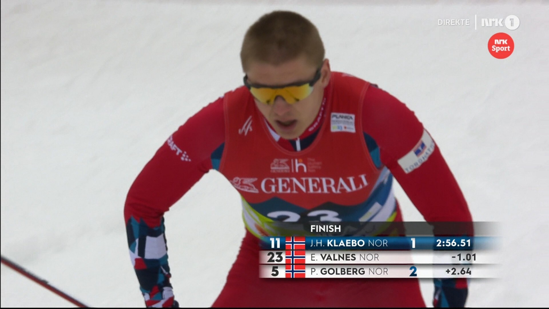 Valnes tar ledelsen – NRK Sport – Sportsnyheter, resultater og sendeplan