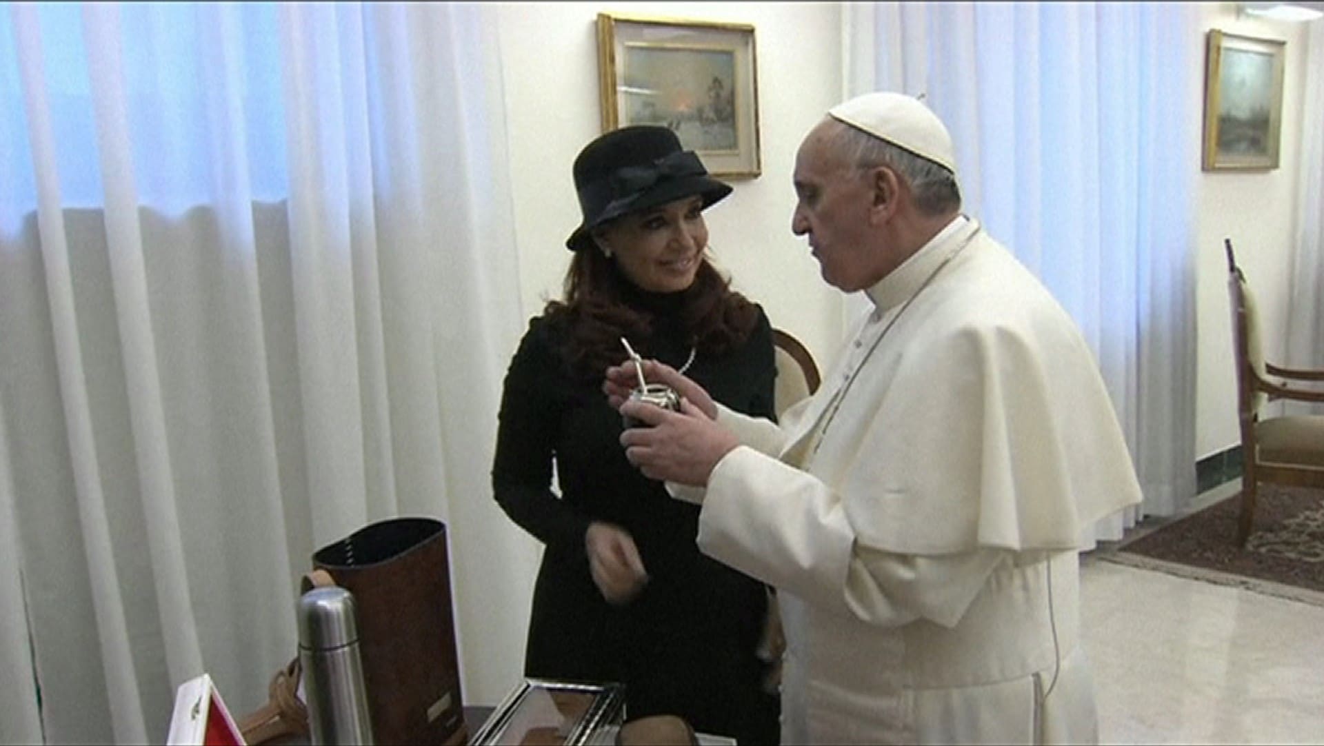 Cristina Kirchner møtte paven i Roma – NRK