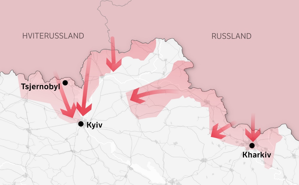 Kart over Ukraina – Russlands invasjon – NRK Urix – Utenriksnyheter og ...