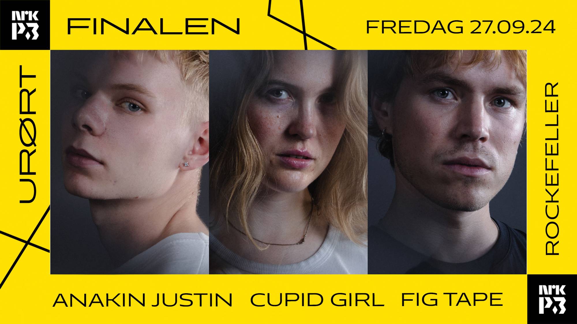 Urørt­finalen 2024 på Rocke­feller i Oslo – Publikum i studio