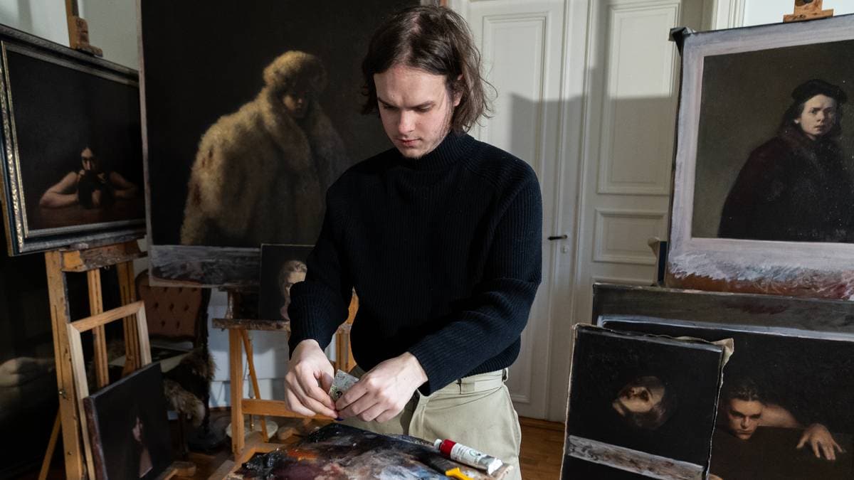 William Heimdal om Memorosa og Nerdrum, Farmen-deltaking og utstilling ...