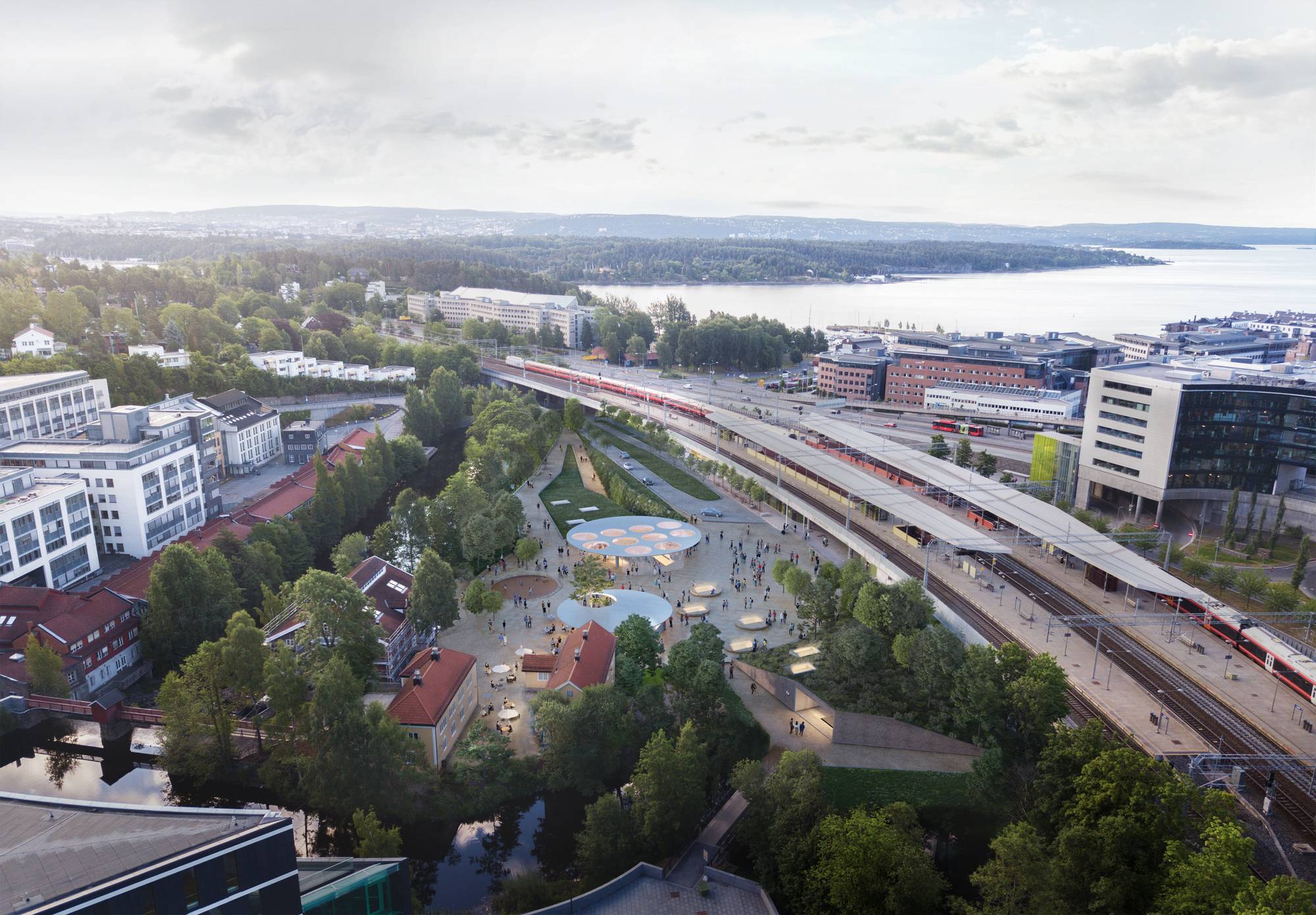 Slik blir stasjonene på Fornebubanen – Stor-Oslo