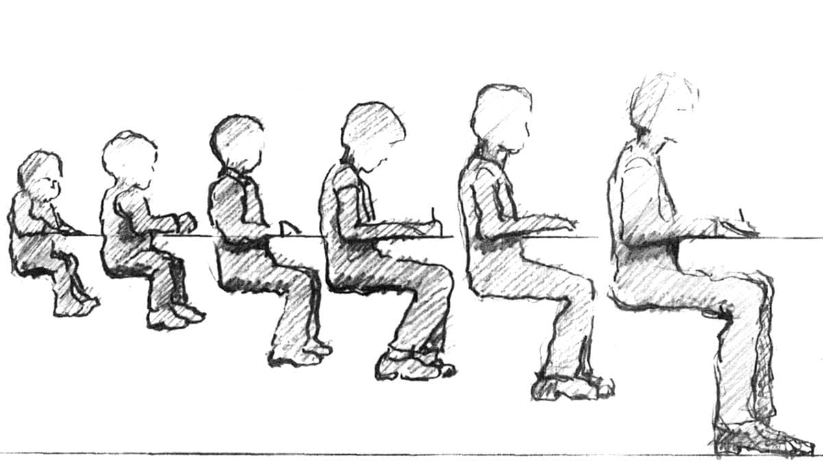 Femti år sidan Peter Opsvik designa Stokke Tripp Trapp stol for barn ...
