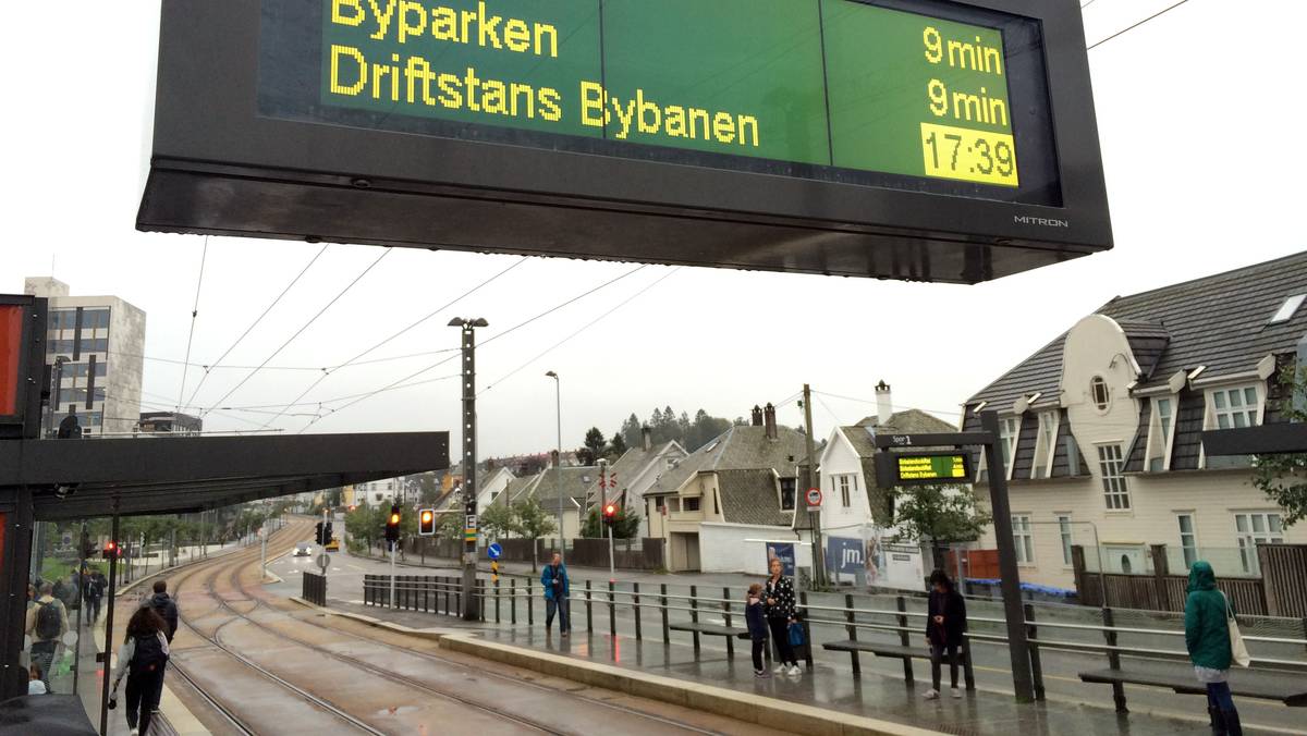 Bybanen ute av drift – NRK Vestland