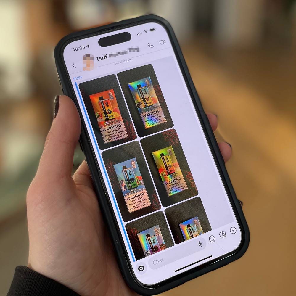 Ungdom kjøper ulovlig vape på Snapchat etter at e-sigaretter med smak ...
