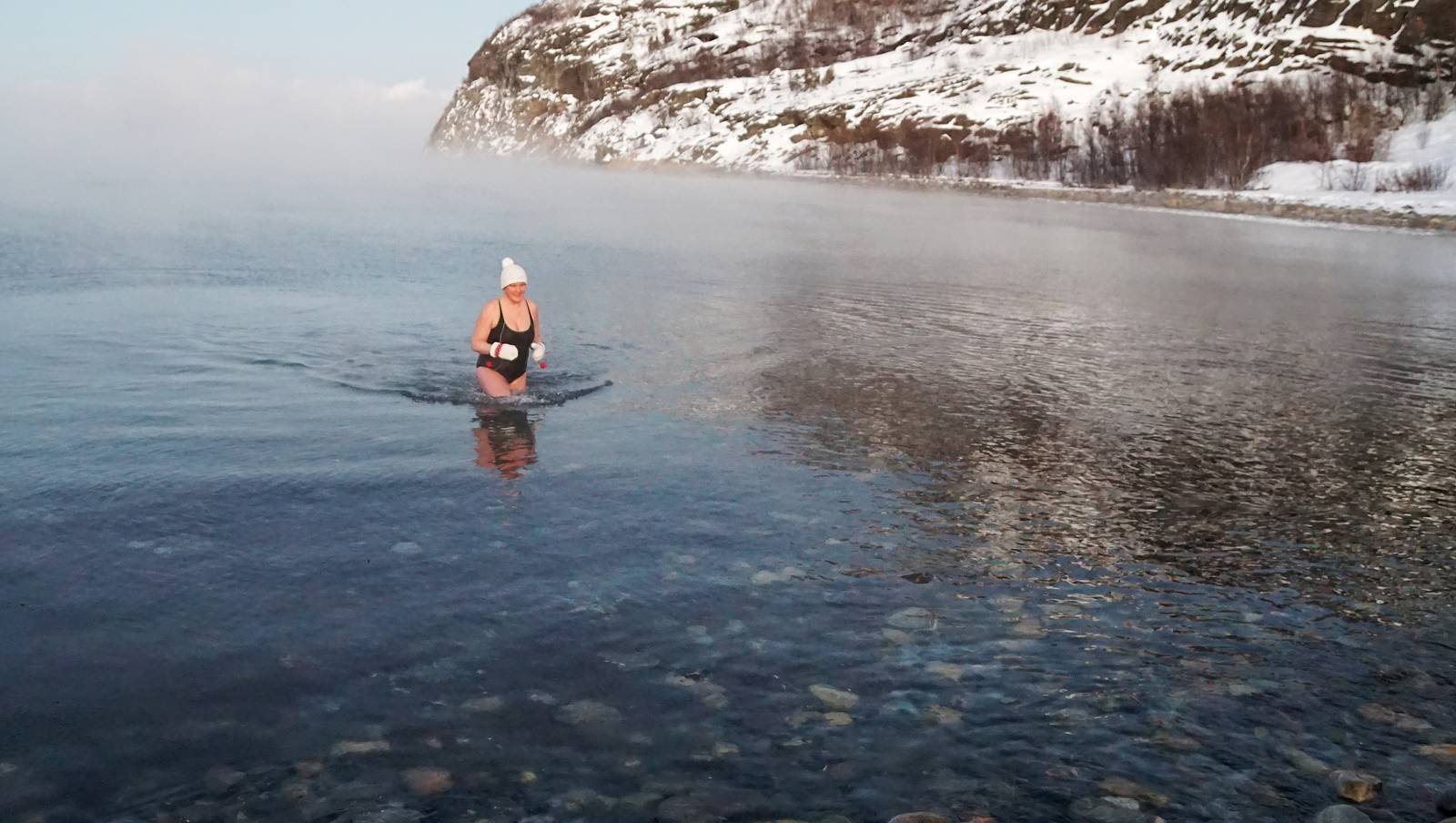 Isbading kan være dødelig – NRK Troms og Finnmark