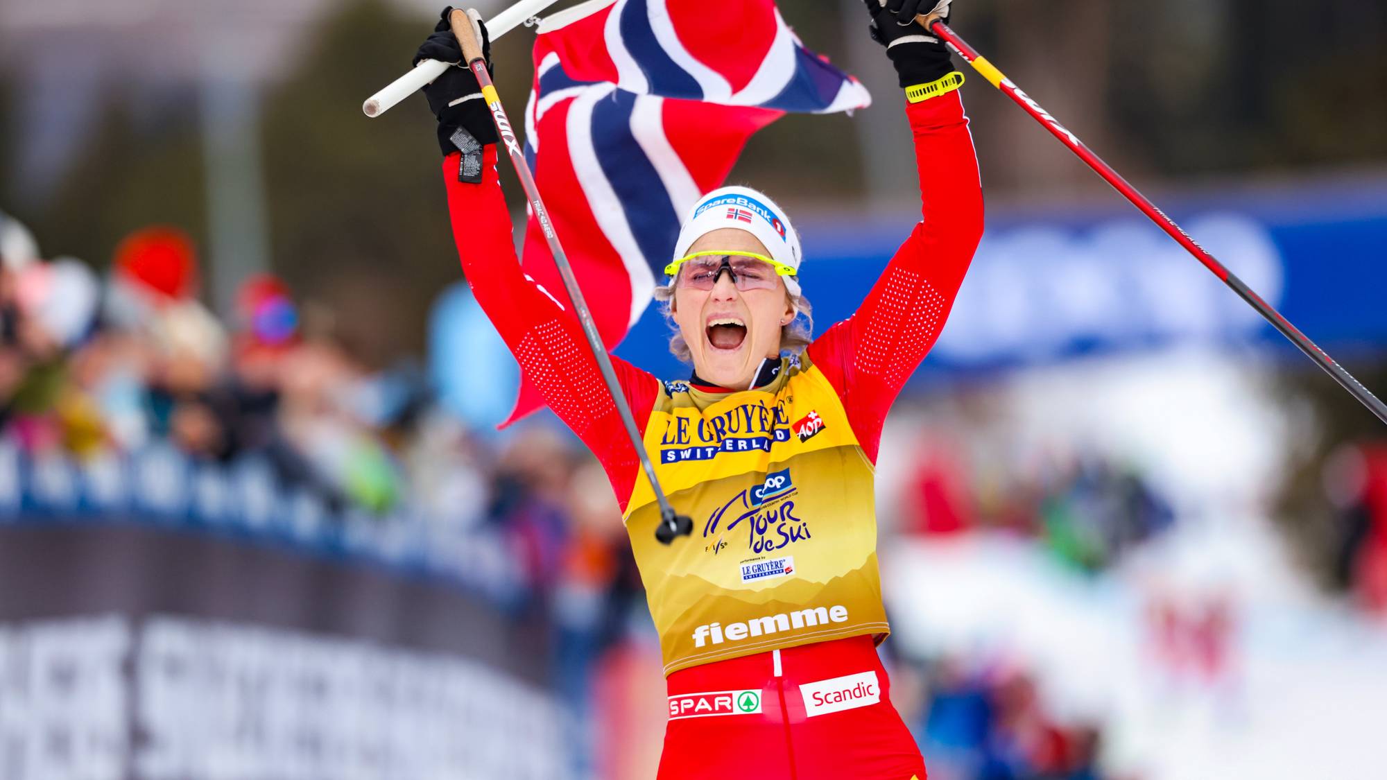 Therese Johaug vant Tour de Ski – knuste 20 herreløpere – NRK Sport ...