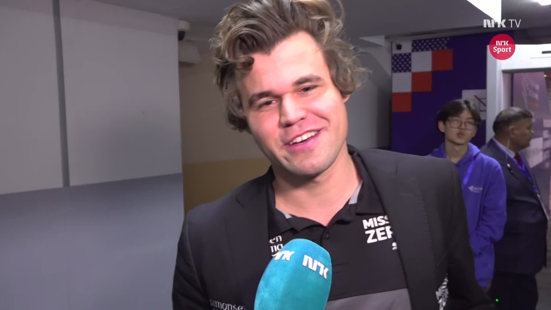 Intervju med Carlsen etter VM-gullet – NRK Sport – Sportsnyheter ...