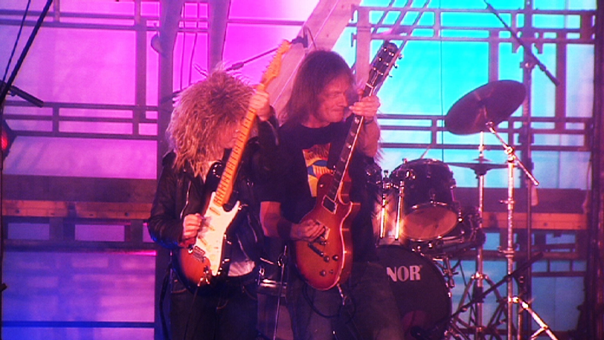 Torstein Flakne og Jonas Bakke Skonøy fra Kulturskolen i Melhus. – NRK