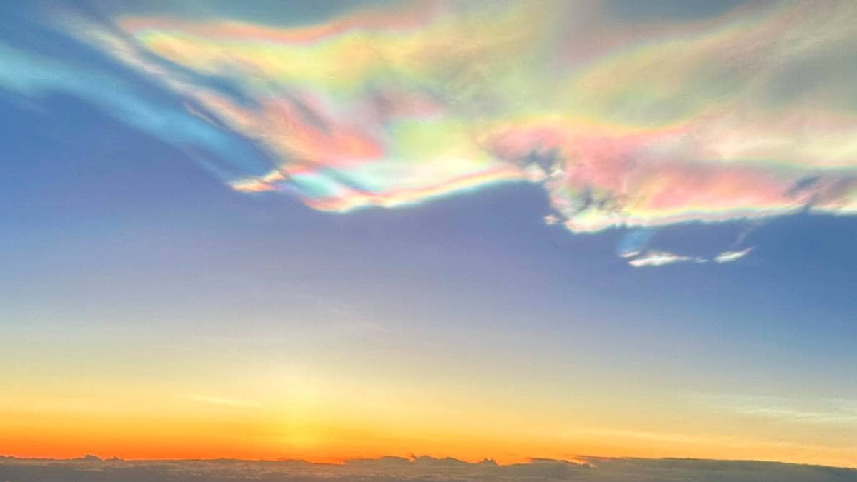 Fargerike skyer pyntet opp himmelen: – Helt magisk! – NRK Vestland