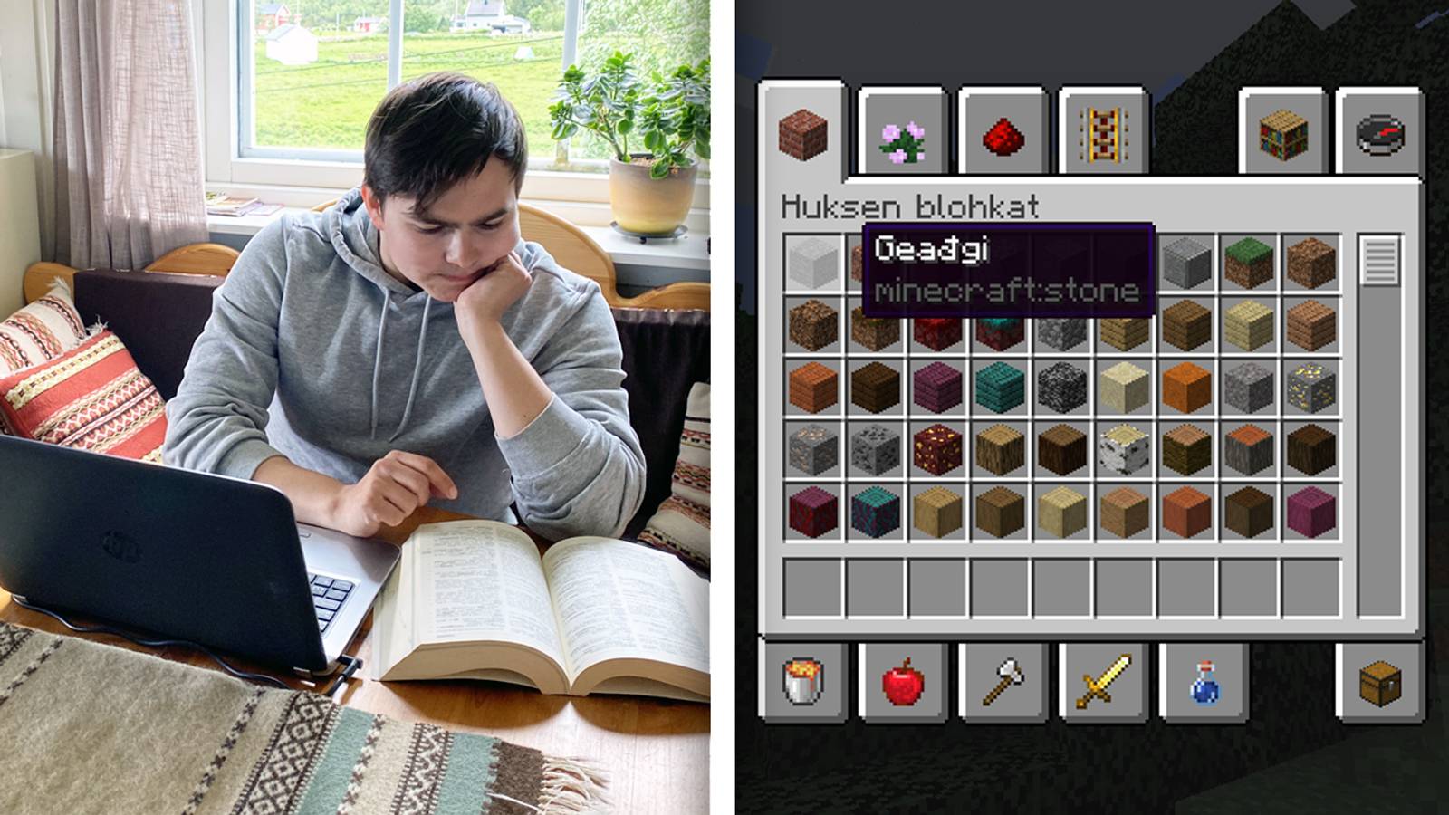 Lemet Máhtte (20) oversatte verdens største spill Minecraft til samisk ...