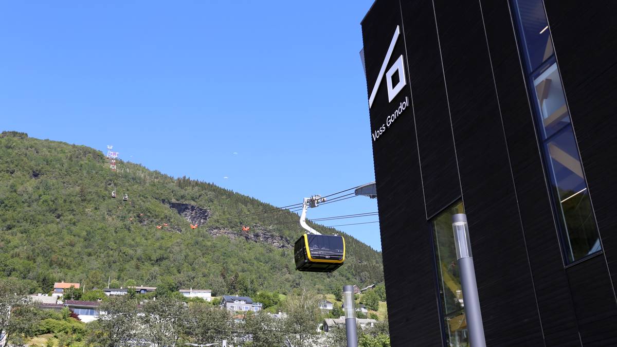 Voss gondol stengt grunna sprekk i mast – NRK Vestland