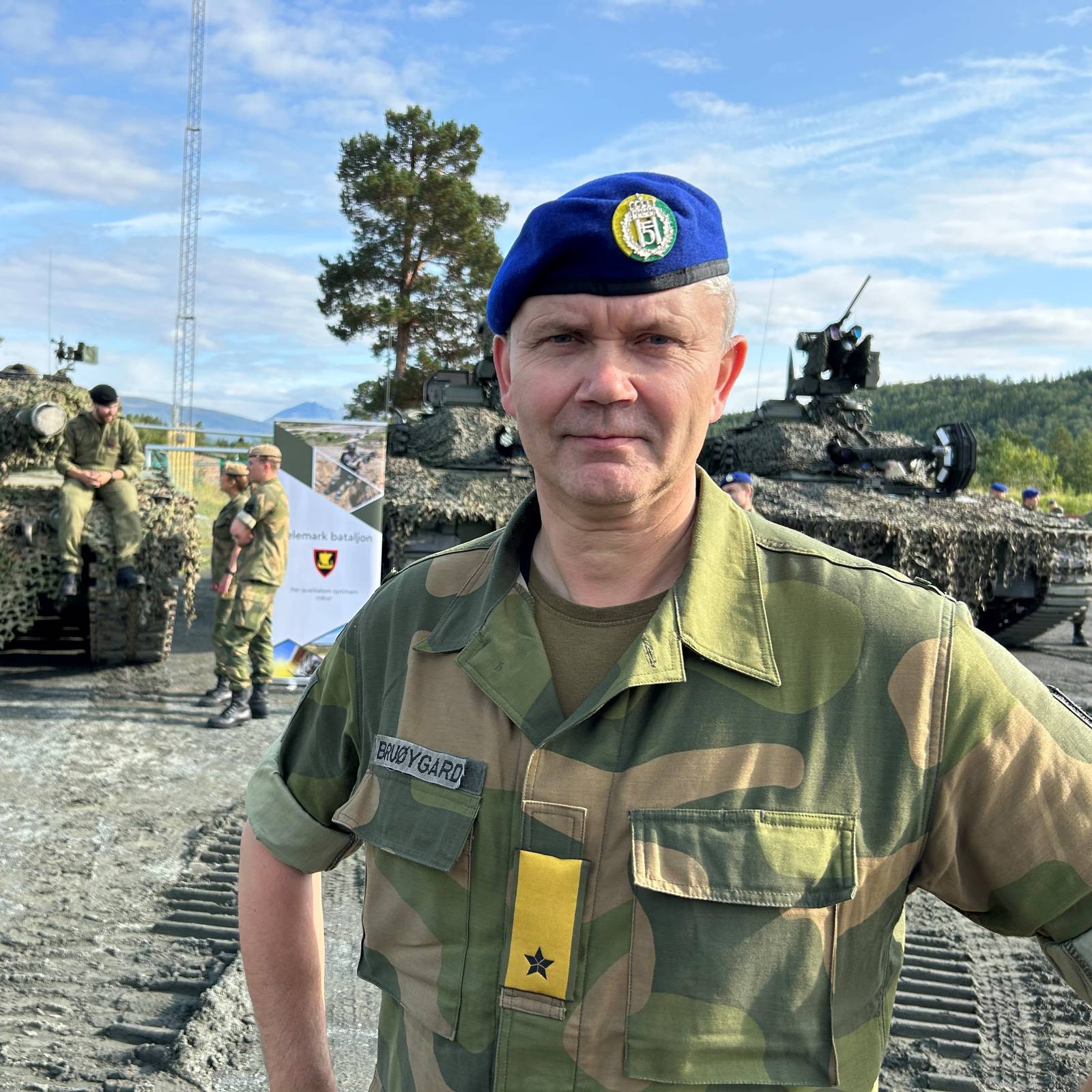 Norges nye stridsvogn Leopard 2A8 presenteres 30. april i Rena leir ...