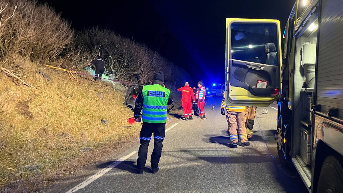 Person alvorlig skadet etter trafikkulykke på Reve – NRK Rogaland – Lokale nyheter, TV og radio