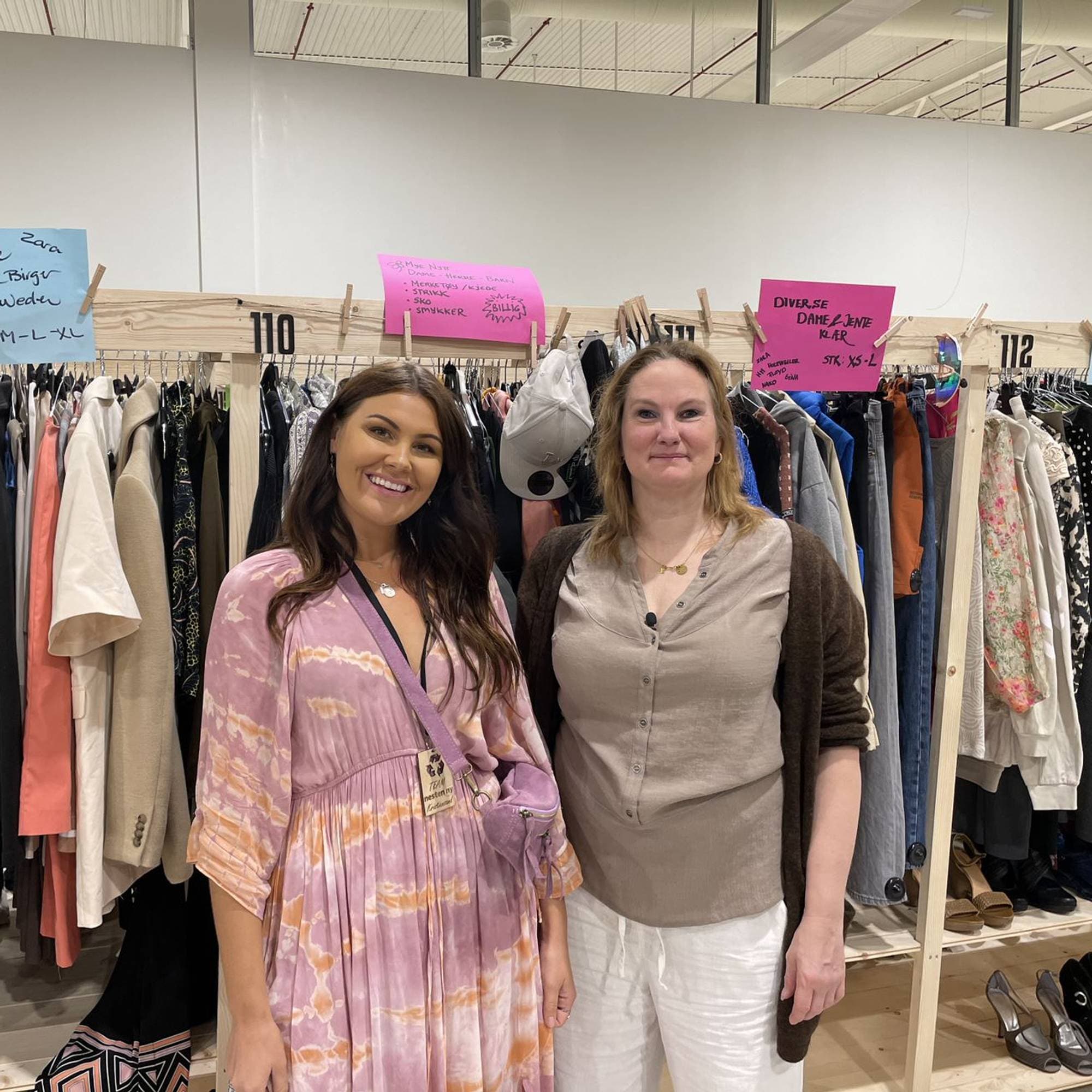 Line har solgt bruktklær for 25.000 på loppesupermarked – NRK Sørlandet ...