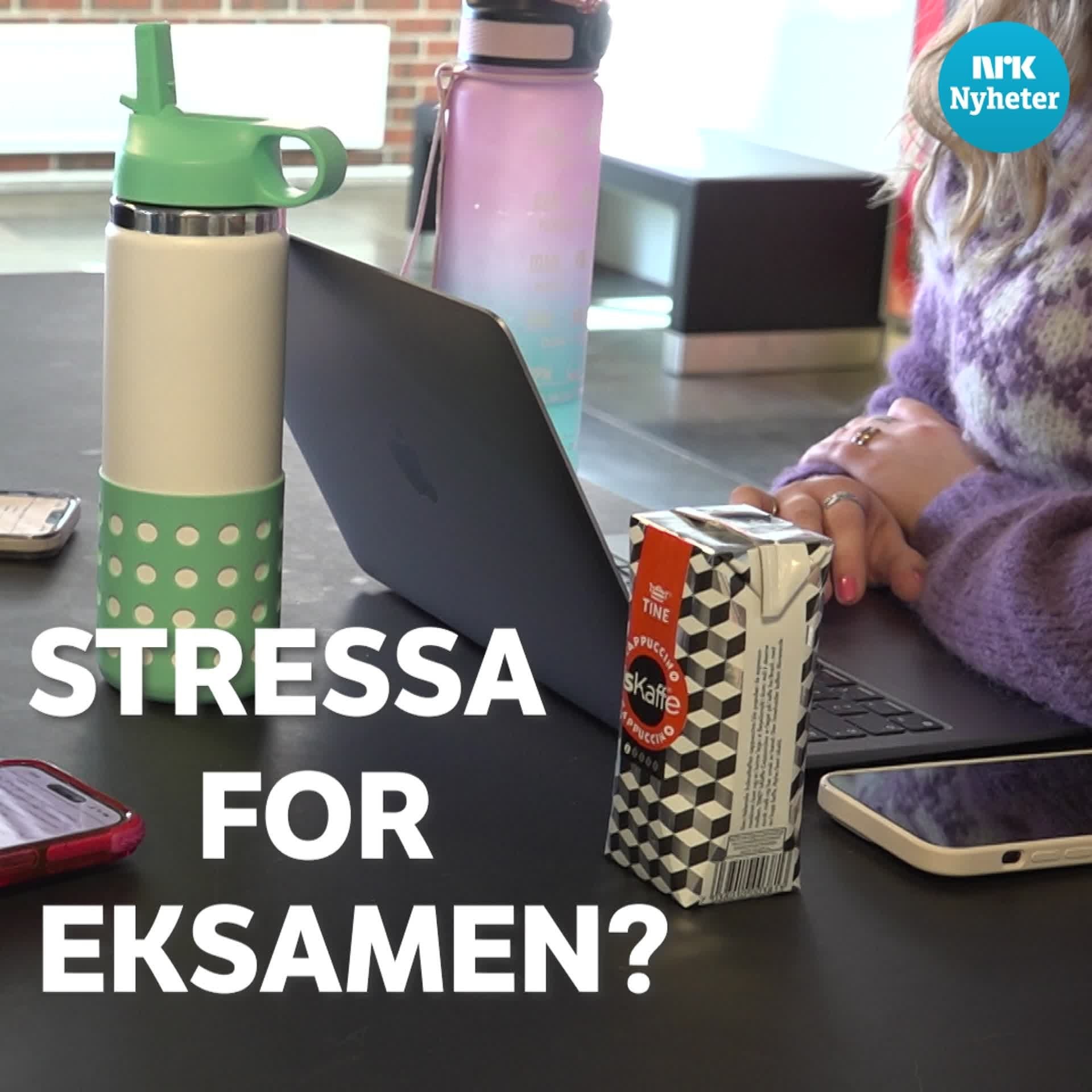 Stressa for eksamen? Her er fem tips! – NRK