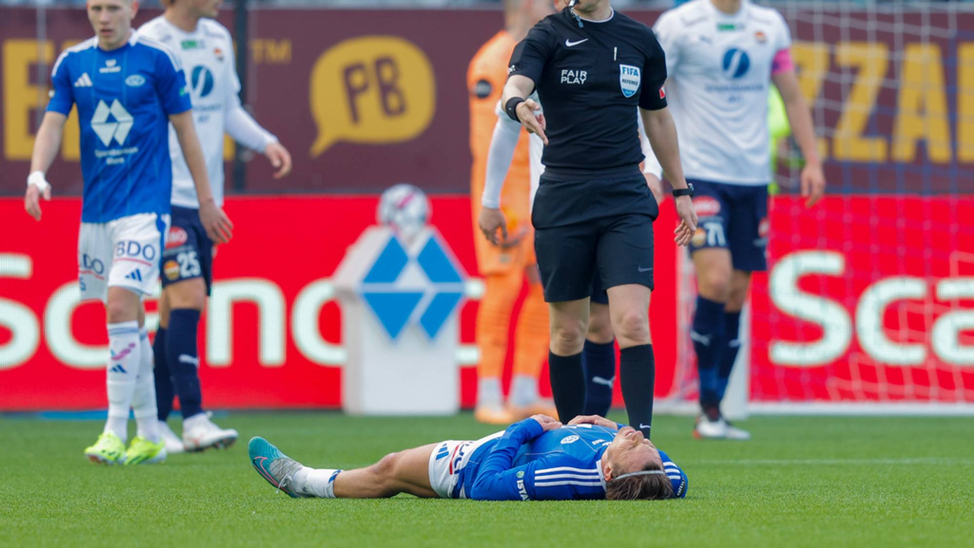 Fredrik Gulbrandsen ute med skade i serieopninga der Molde FK vann 4–0 ...