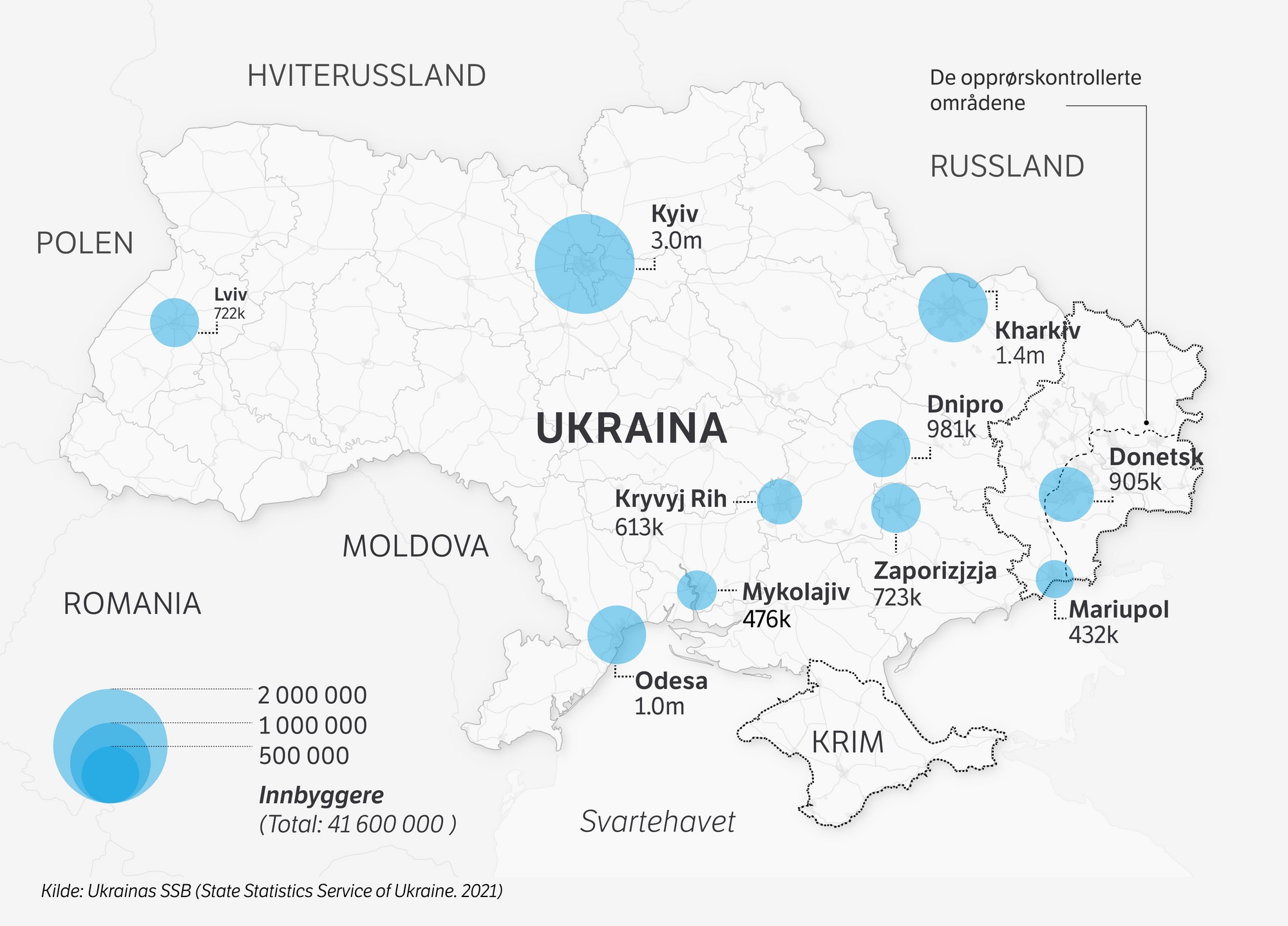 Kart over Ukraina – Russlands invasjon – NRK Urix – Utenriksnyheter og ...