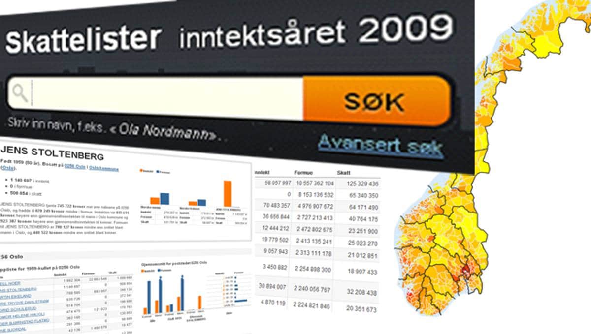 Dette finner du i skattelistene – Økonomi