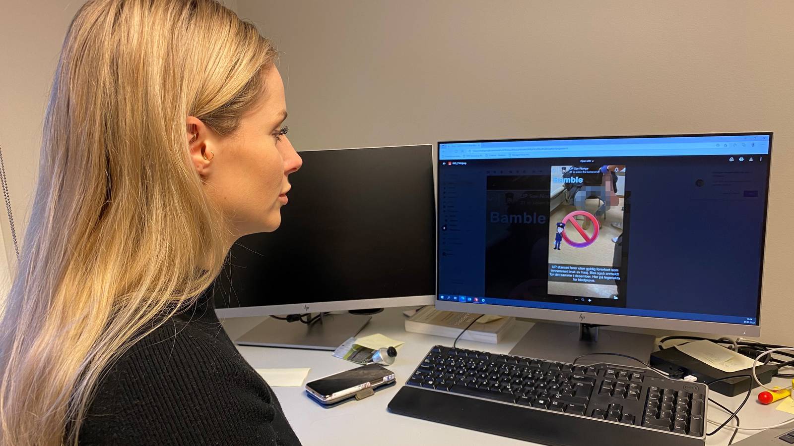 Kritiserer Ups Snapchat Bilde Krenkende Nrk Vestfold Og Telemark