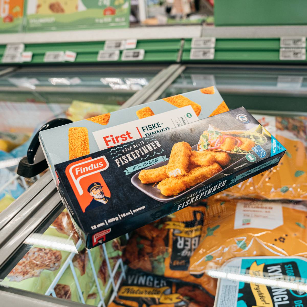 Stor prisforskjell på First Price og Findus fiskepinner: Like produkter ...