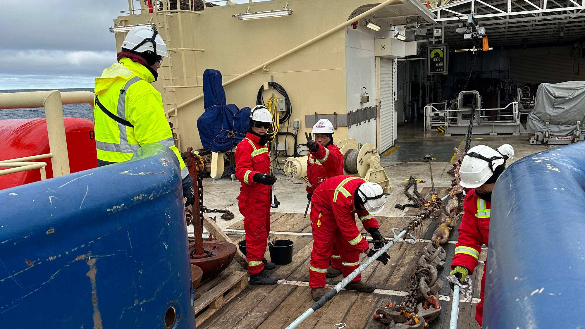 This is what the damaged Svalbard cable looked like when it came up ...