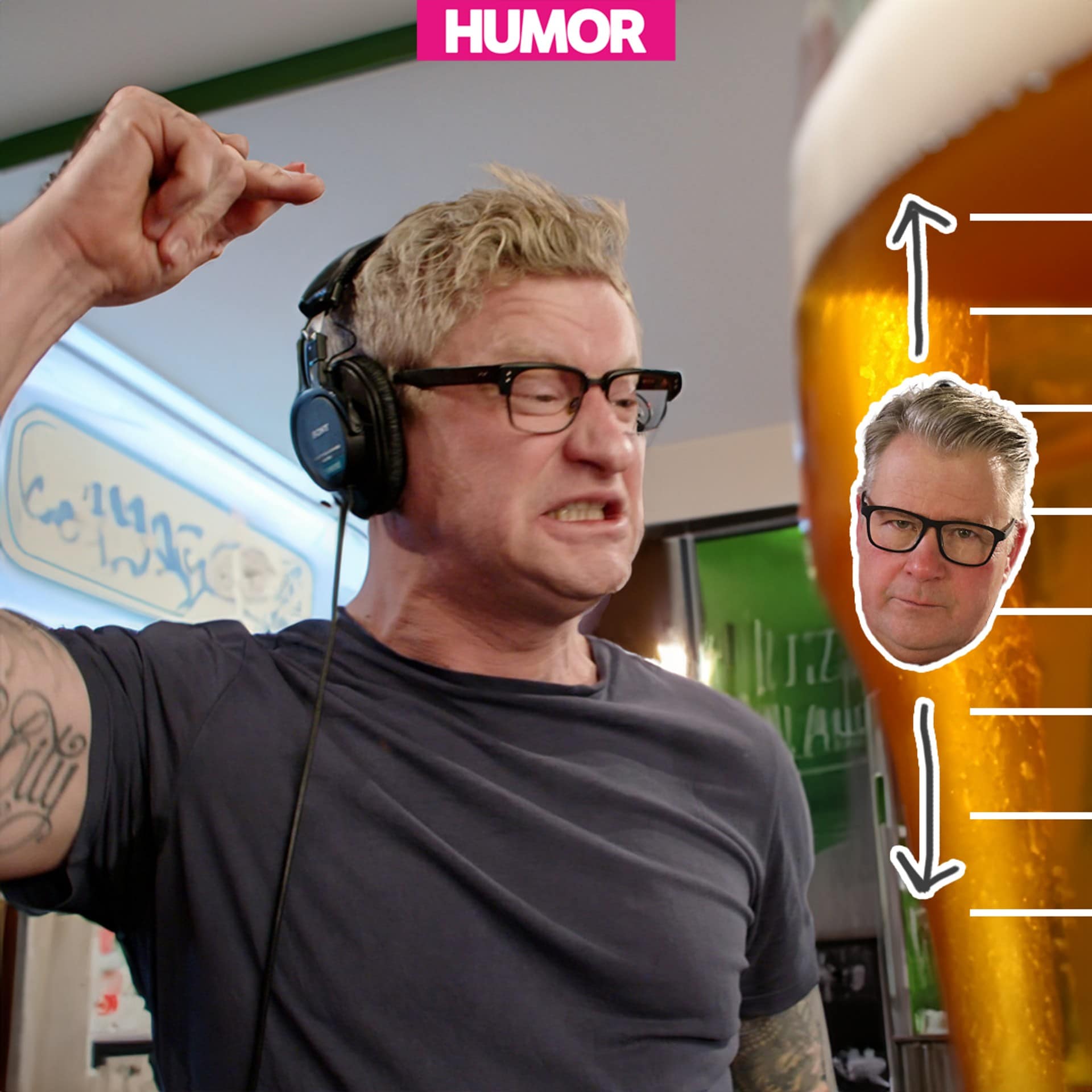 Hvordan er Per-Willy Amundsen før og etter shots? – NRK