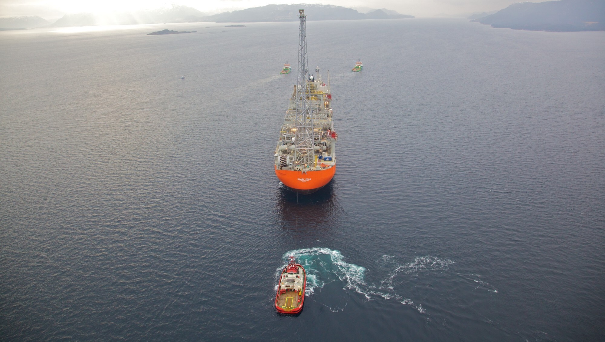 Her kommer Skarv-skipet – NRK