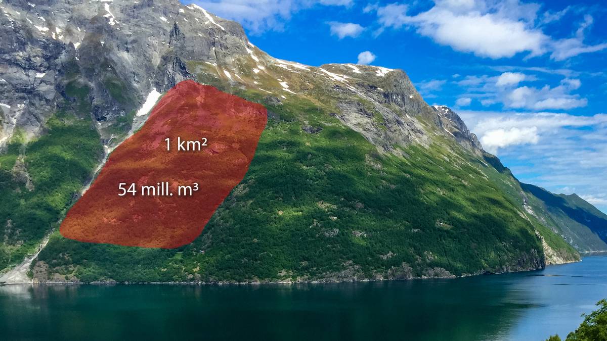 Åkerneset kan rasere Geiranger med flodbølgjer – NVE kan ha funne ...