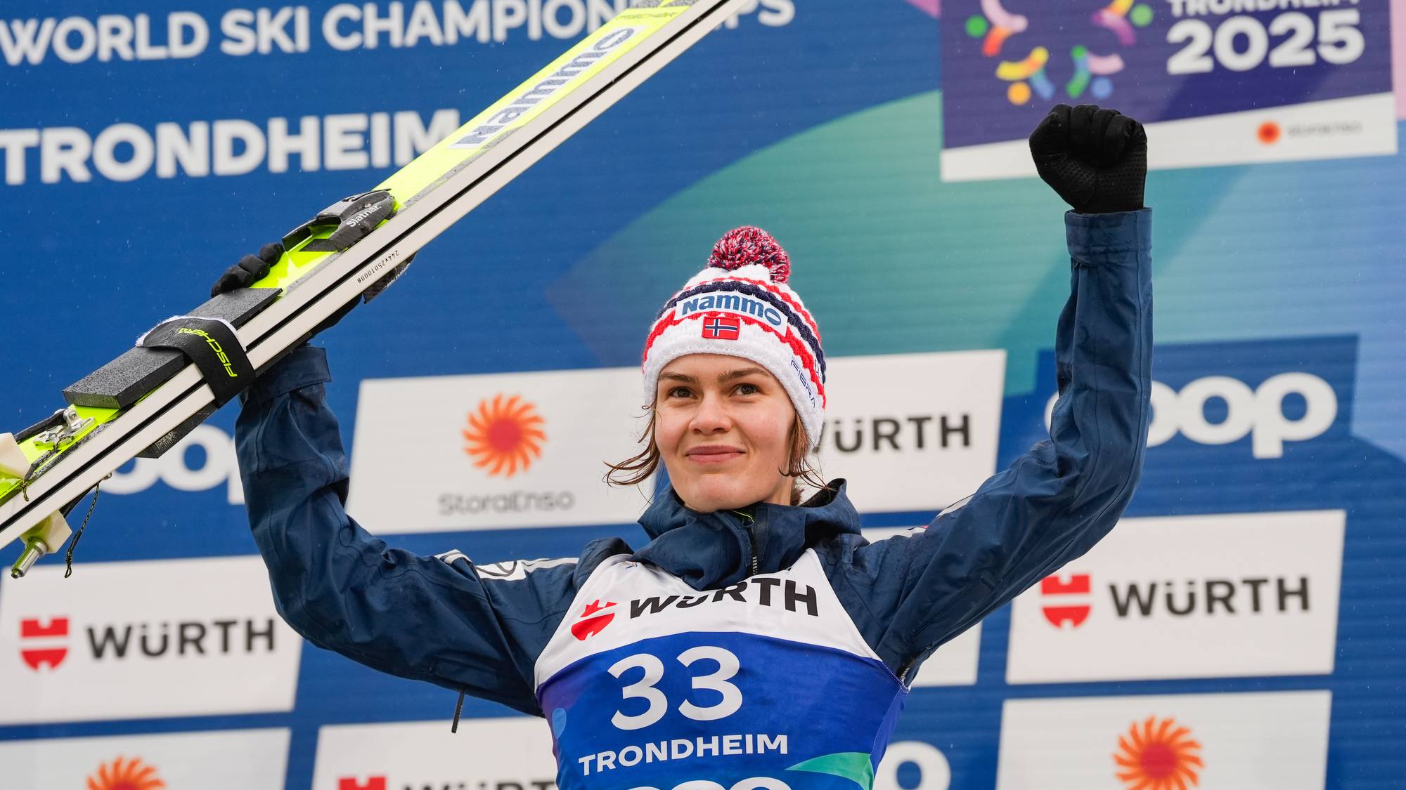 Anna Odine Strøm fra Alta tok bronse under VM 2025 – NRK Troms og Finnmark