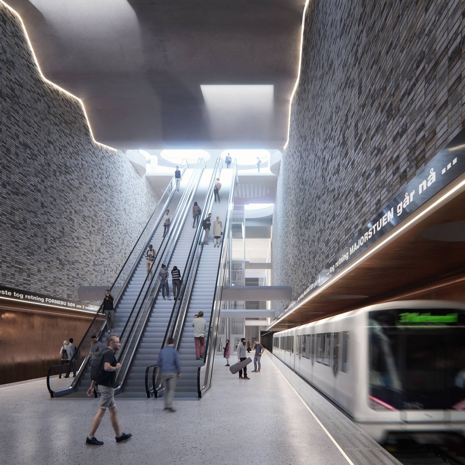 Slik blir stasjonene på Fornebubanen – Stor-Oslo