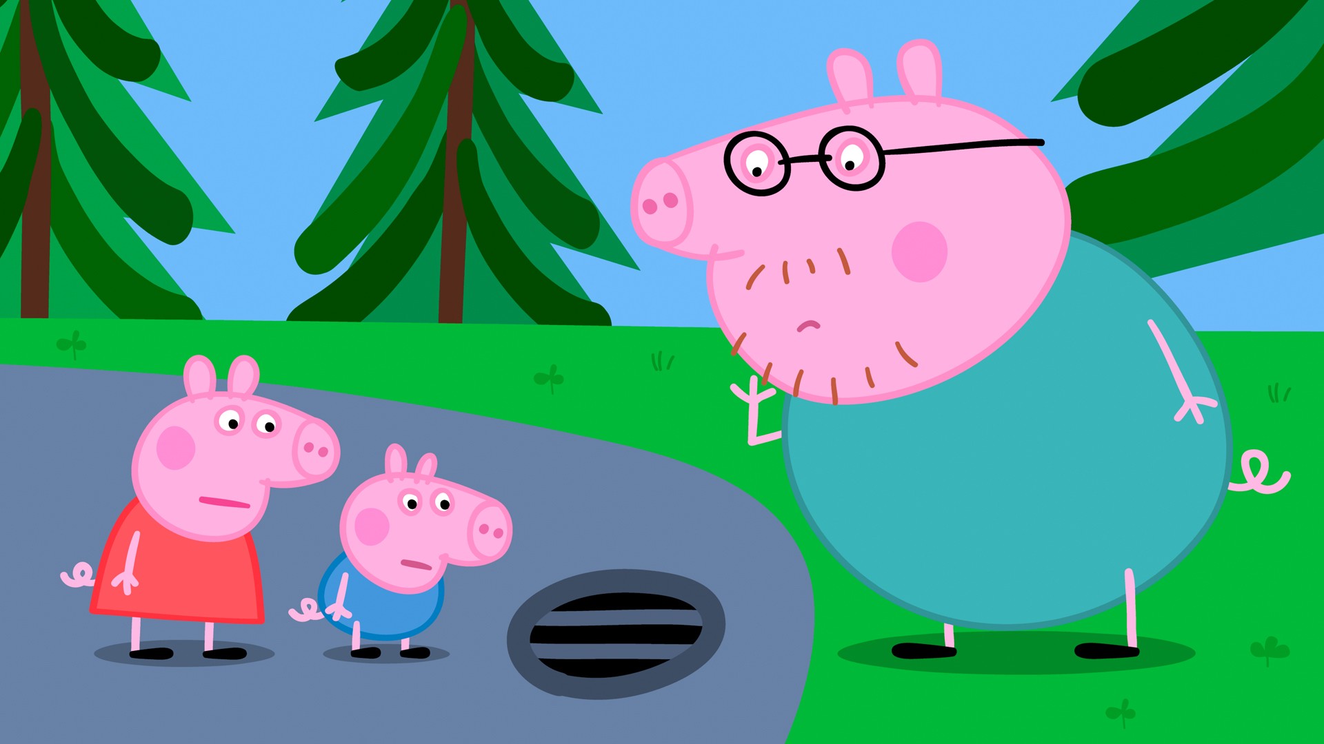 Peppa Gris – 19. Å miste nøklene (Sesong 3) – NRK TV