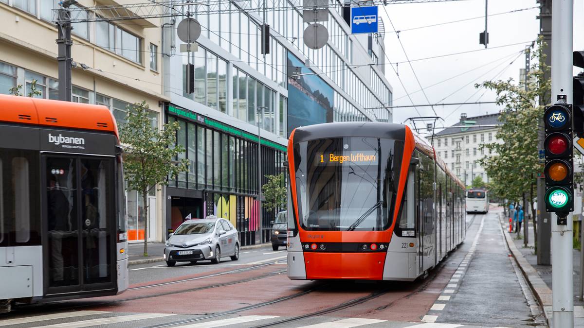 Redusert trafikk på Bybanen i dag – NRK Vestland
