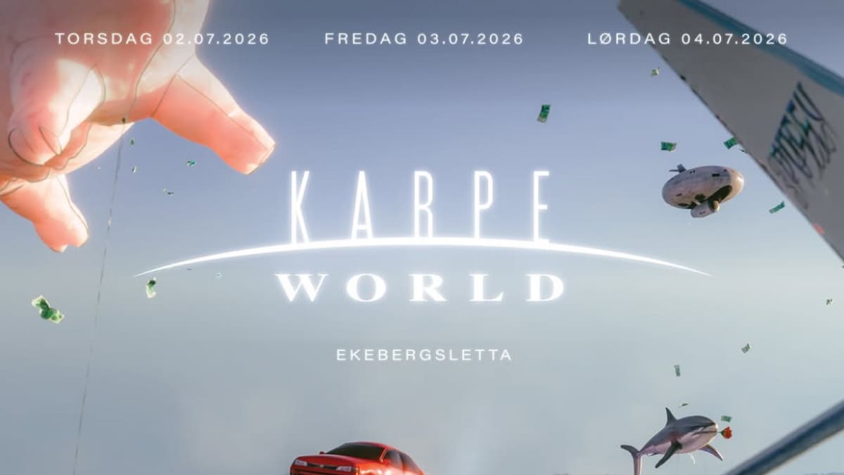 Karpe skal fylle Ekebergsletta neste år – NRK Kultur og underholdning