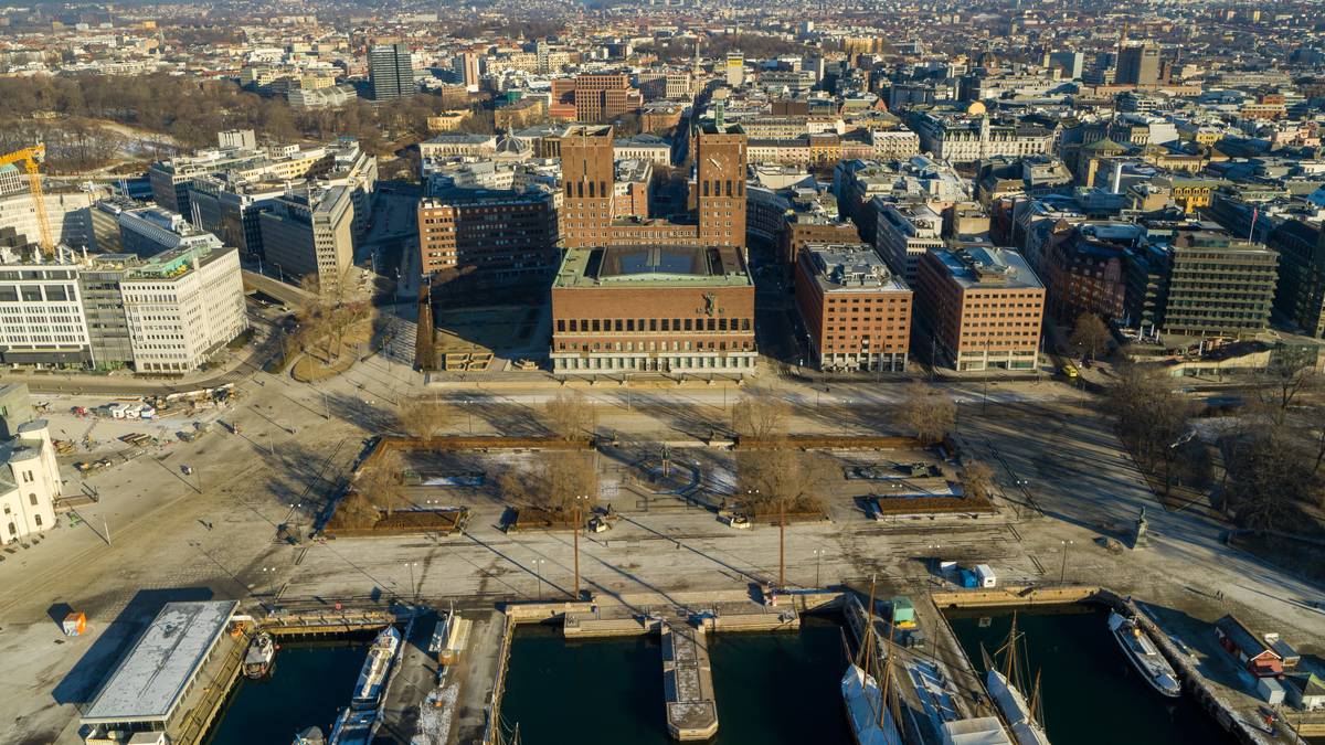 Vil asfaltere Rådhusplassen når Ring 1 stenger – Stor-Oslo