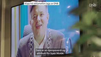 Molde-ordfører Trygve Grydeland dukka opp i DNB-reklame om Brunvoll ...
