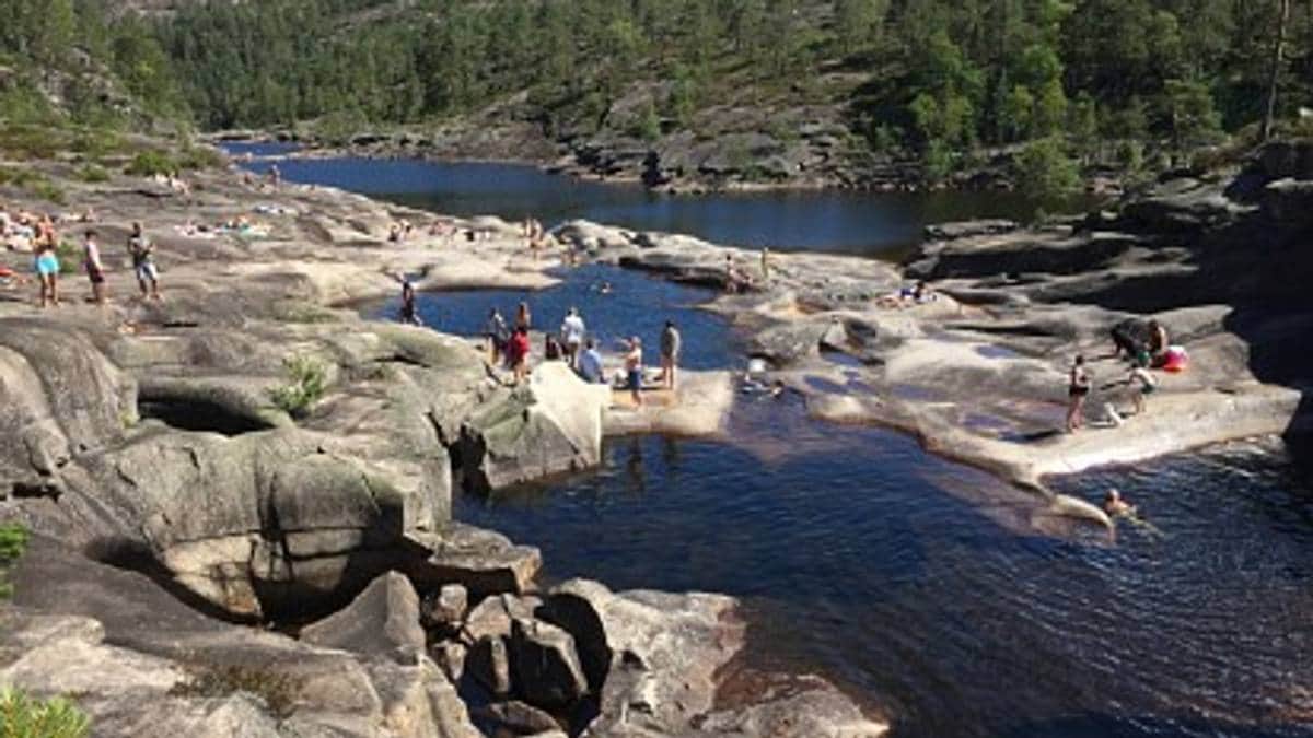 Stenger naturleg badeland i Nissedal for turistar – NRK Vestfold og ...