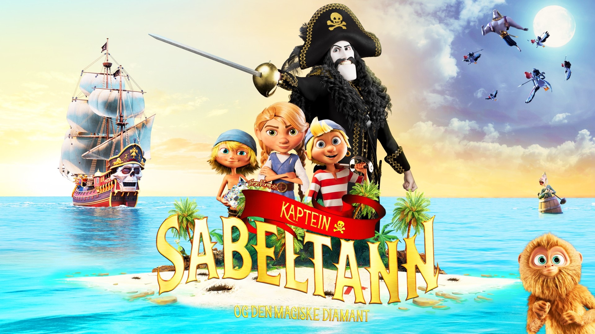 Kaptein Sabeltann og den magiske diamant - NRK TV