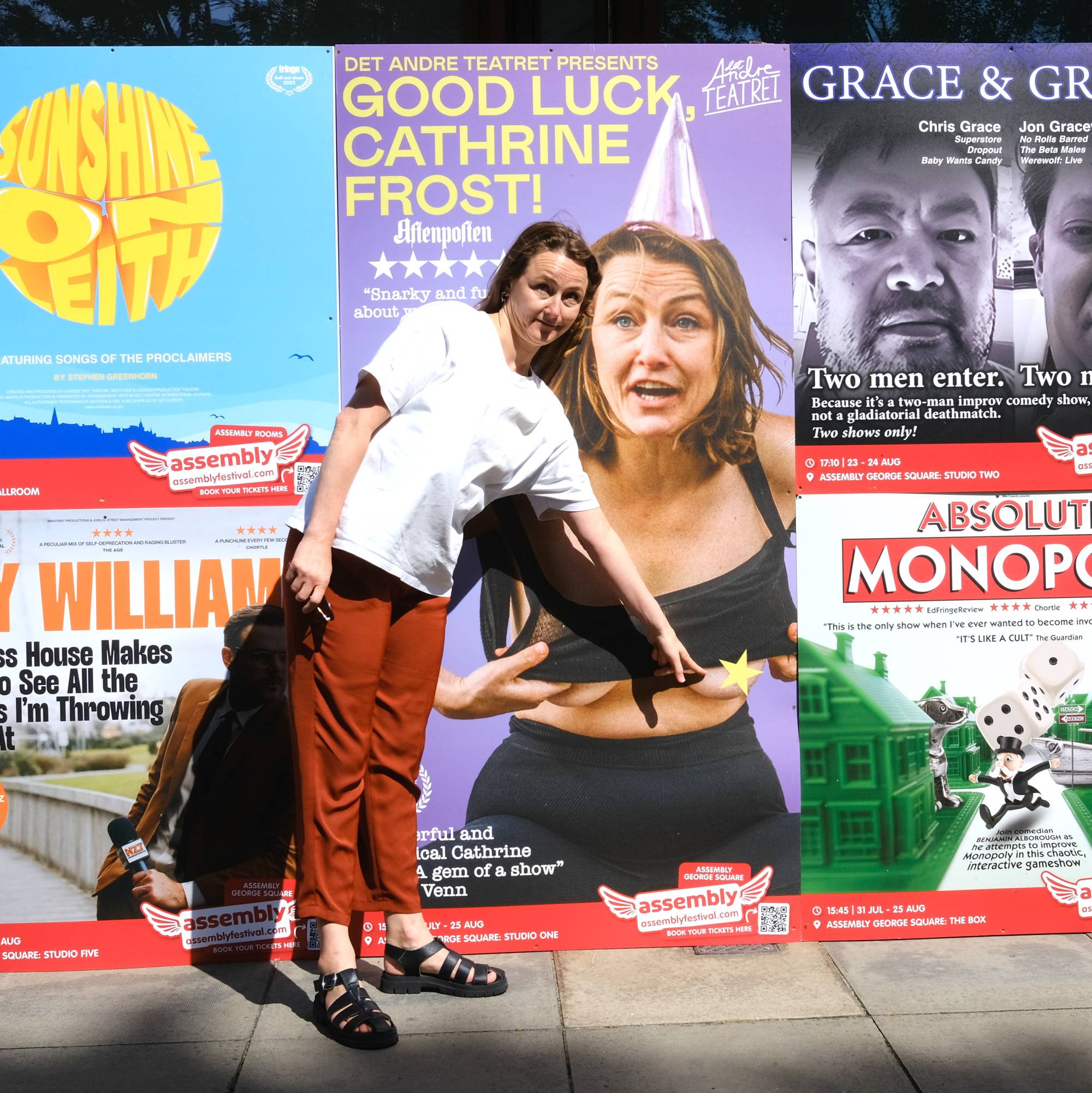 Stykket «Lykke til, Cathrine Frost» opplever enorm suksess - prøver seg ...